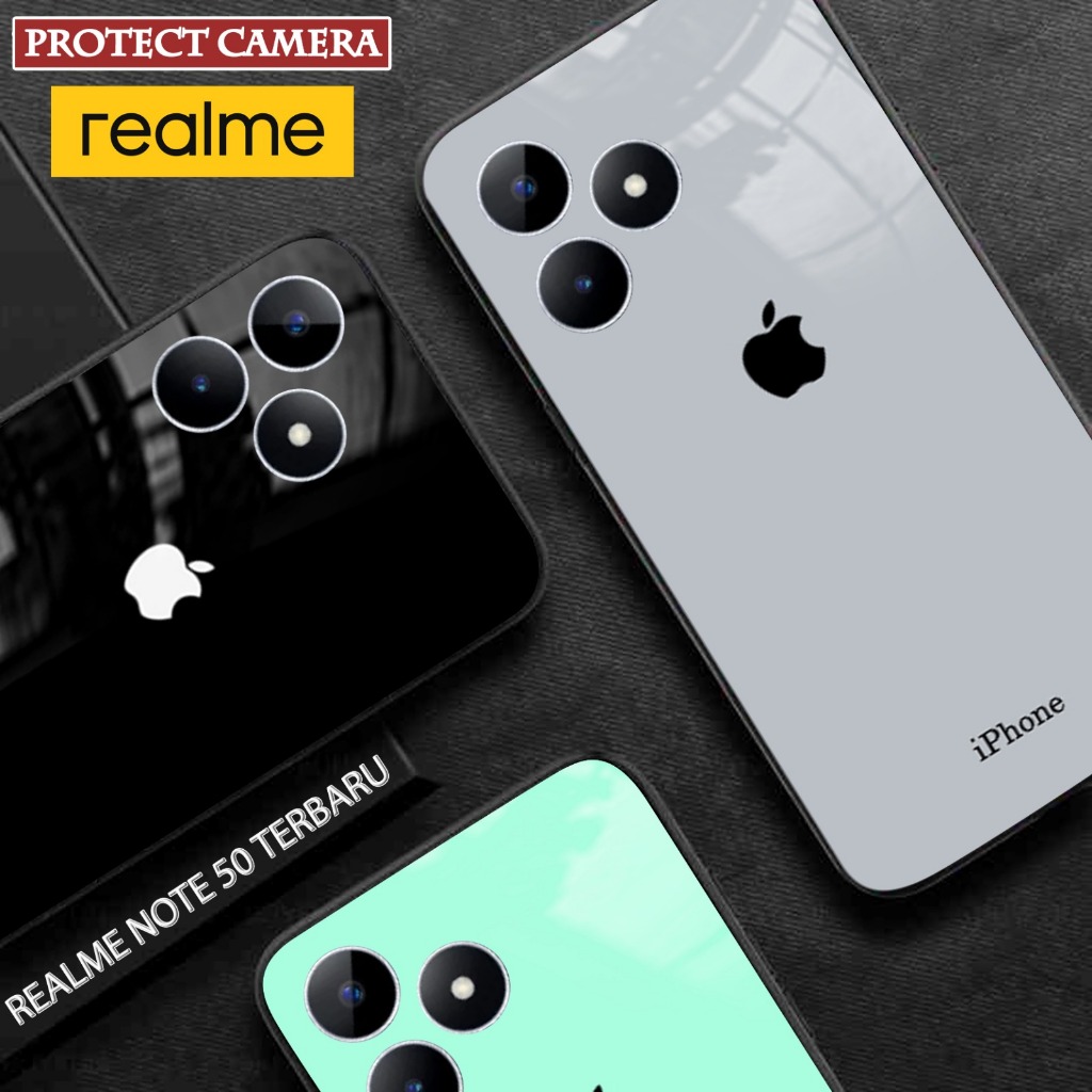 Jual Softcase Glass Kaca Realme Note 50 Terbaru 2024 [FC23] Casing ...