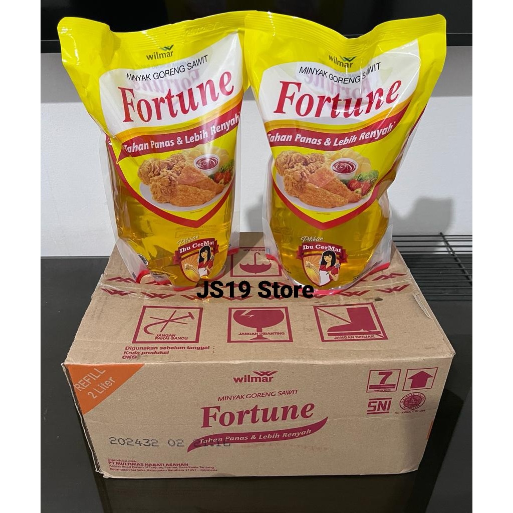 Jual Minyak Goreng Merk Fortune 2L 2Liter (1Dus) | Shopee Indonesia