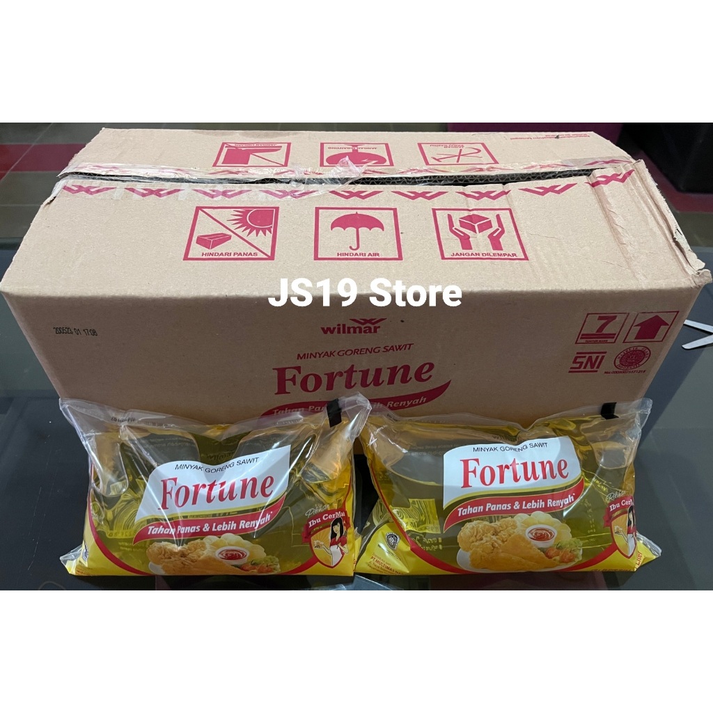 Jual Minyak Goreng Merk Fortune 1L 1 Liter Bantal 1 Dus | Shopee Indonesia