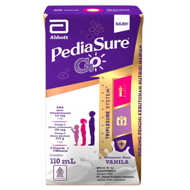 Jual Pediasure Go Vanila / Coklat Formula UHT 110ml | Shopee Indonesia