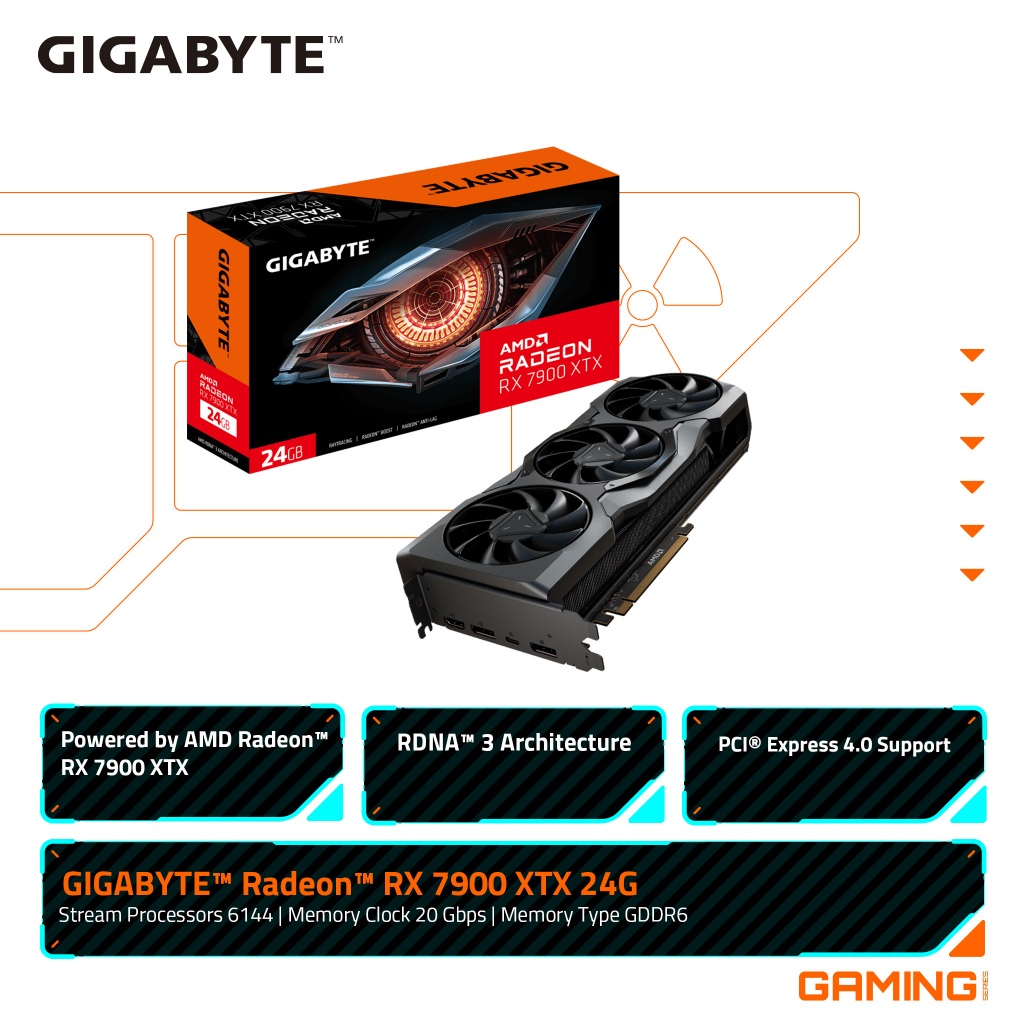 Jual Gigabyte Radeon RX 7900 XTX 24G | Shopee Indonesia