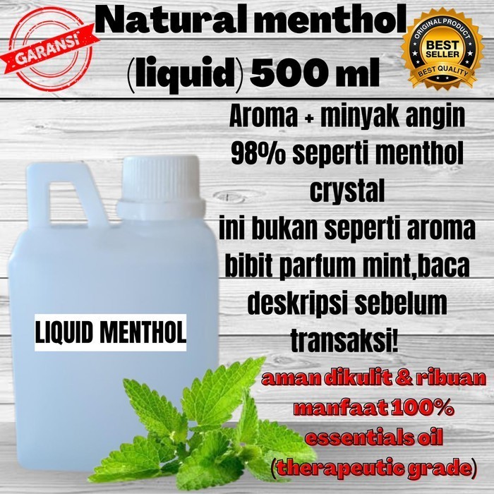 Jual Natural Menthol Liquid Menthol Liquid - 500ML | Shopee Indonesia