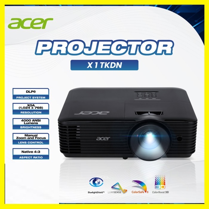 Jual Acer Proyektor X1 XGA DLP 4000 Lumens Projector X1 TKDN | Shopee ...