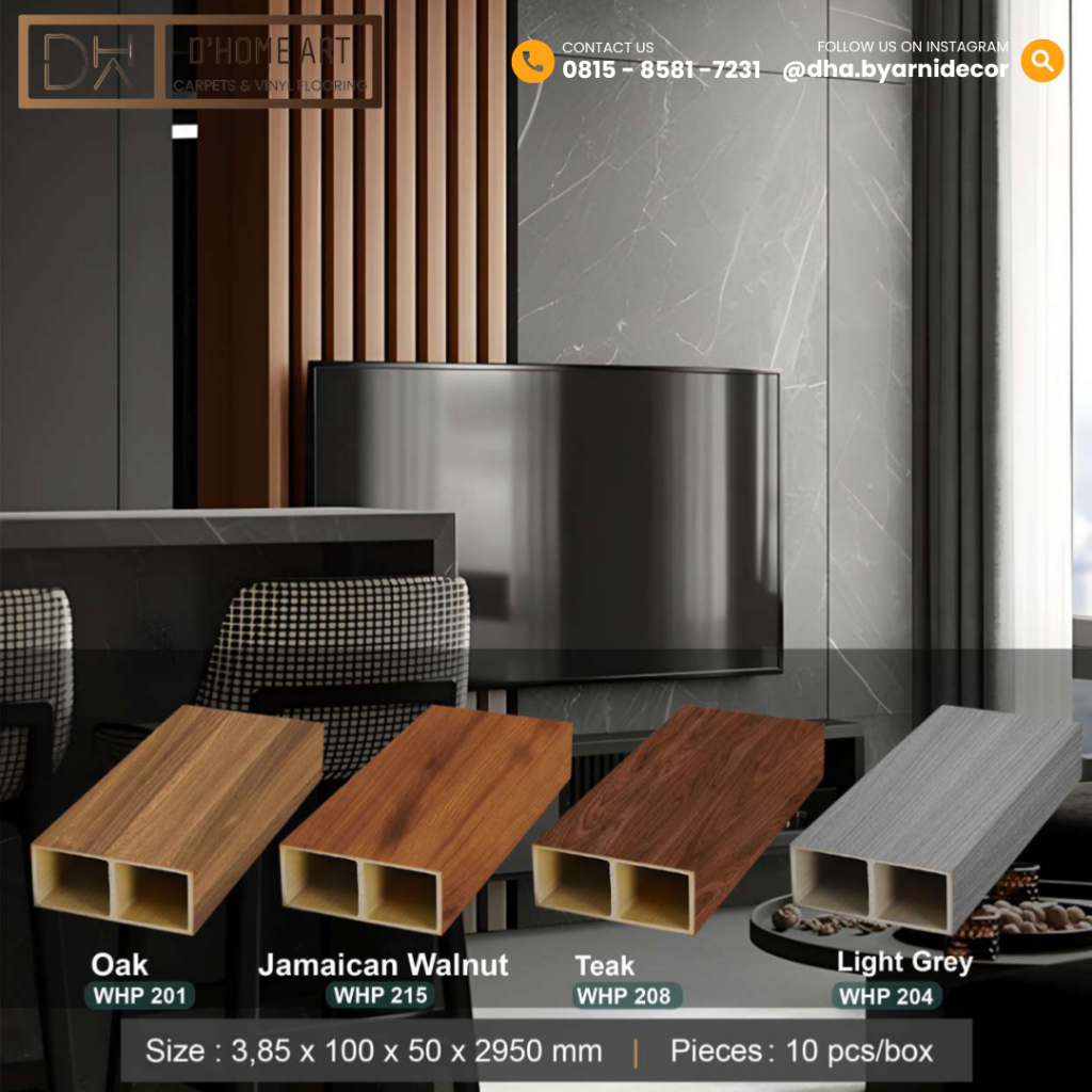 Jual Partisi PVC Hollow / Kisi Kisi Ruangan / Penyekat Ruangan Ukuran ...