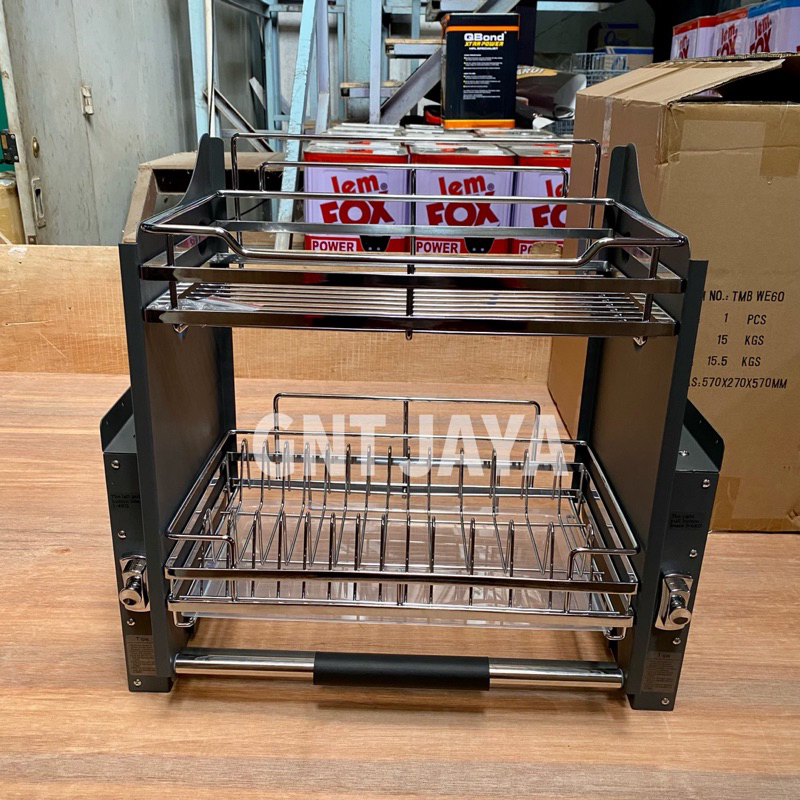 Jual RAK PIRING PULL DOWN bisa ditarik ke bawah kode WE60 WE70 WE80 ...