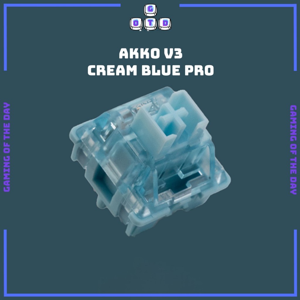 Jual Akko V3 Cream Blue Tactile Mechanical Switch Keyboard Gaming GOTD ...
