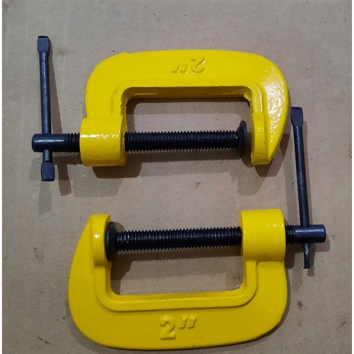 Jual 2 pcs Clamp Klem Catok Jepit Meja Heavy Duty 2 Inch Clam Press ...
