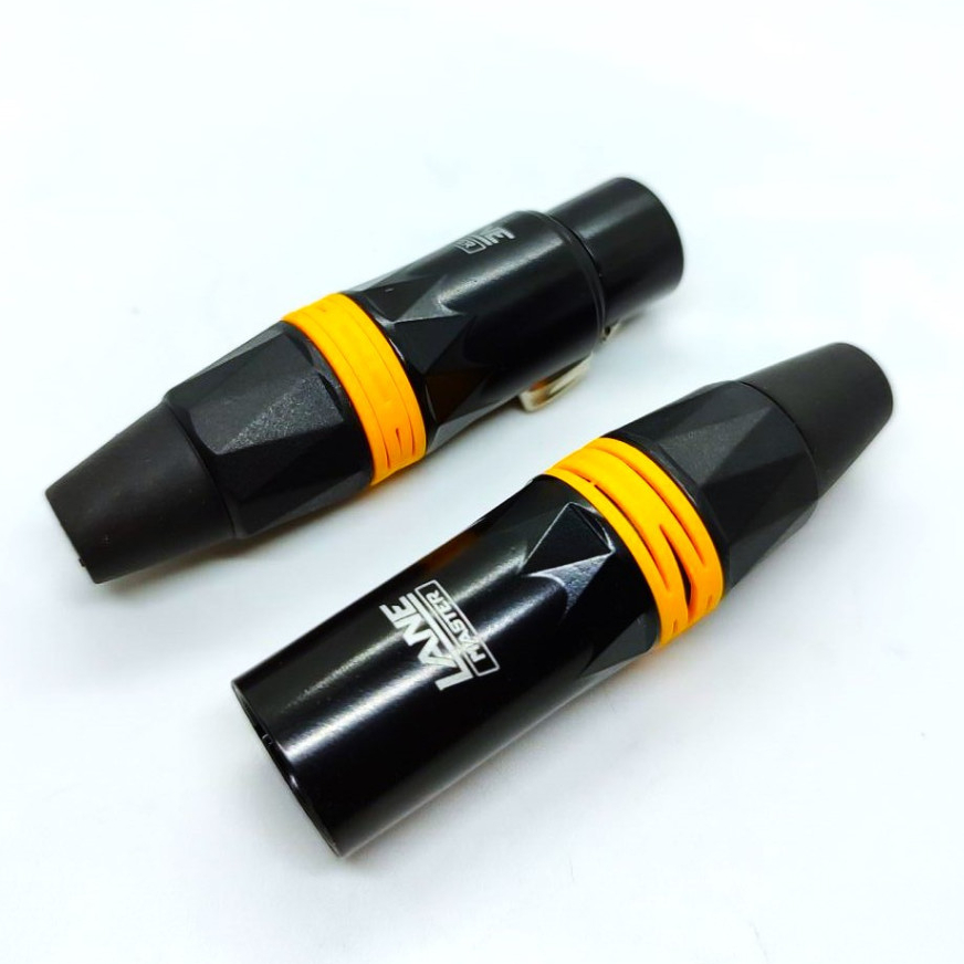 Jual JACK CANON XLR MALE FEMALE LANE MASTER DIAMOND ( 1 PASANG ...