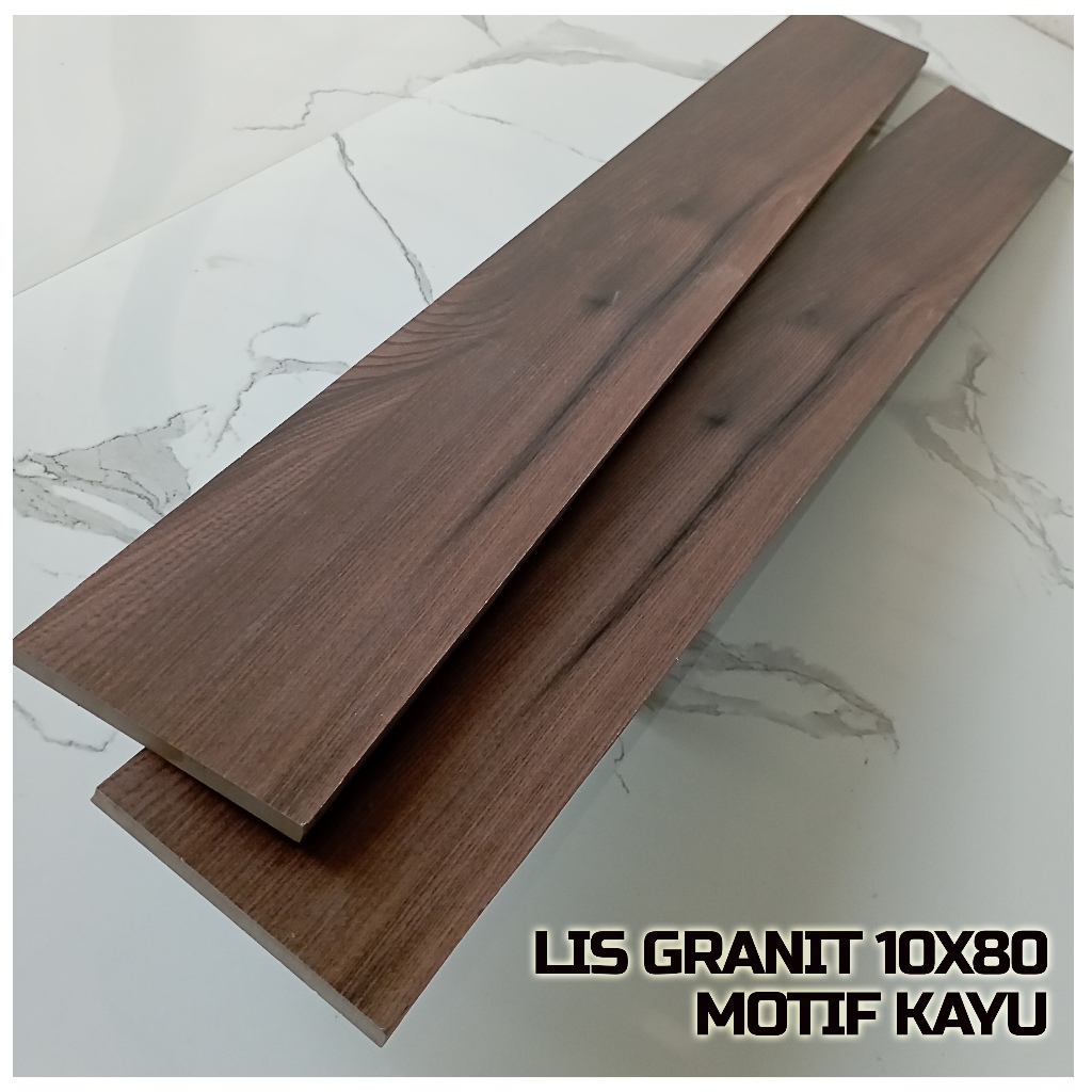 Jual Lis Granit 10x80 Matt Motif Kayu Coklat Kopi Matt Tekstur List ...