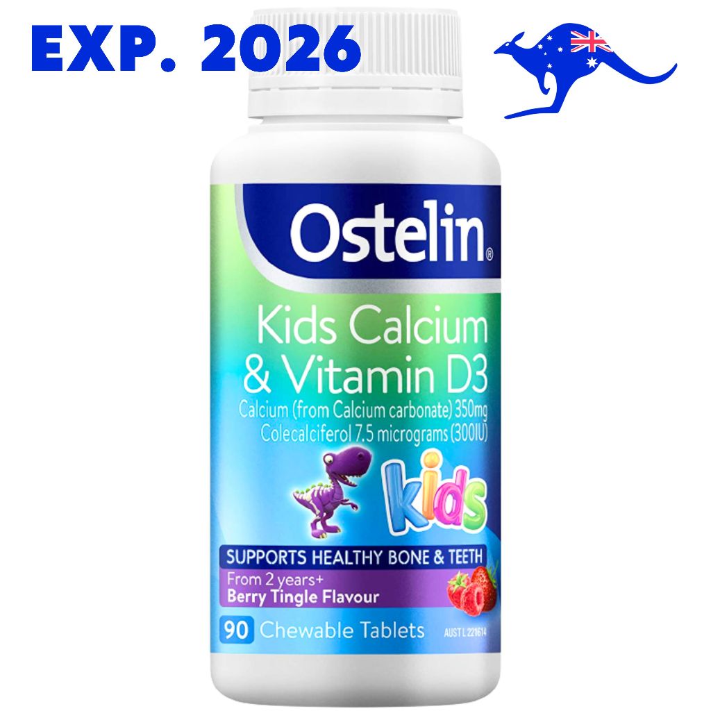 Jual OSTELIN Calcium & Vitamin D3 130 Tablets 300 / Vit D 1000iu ...