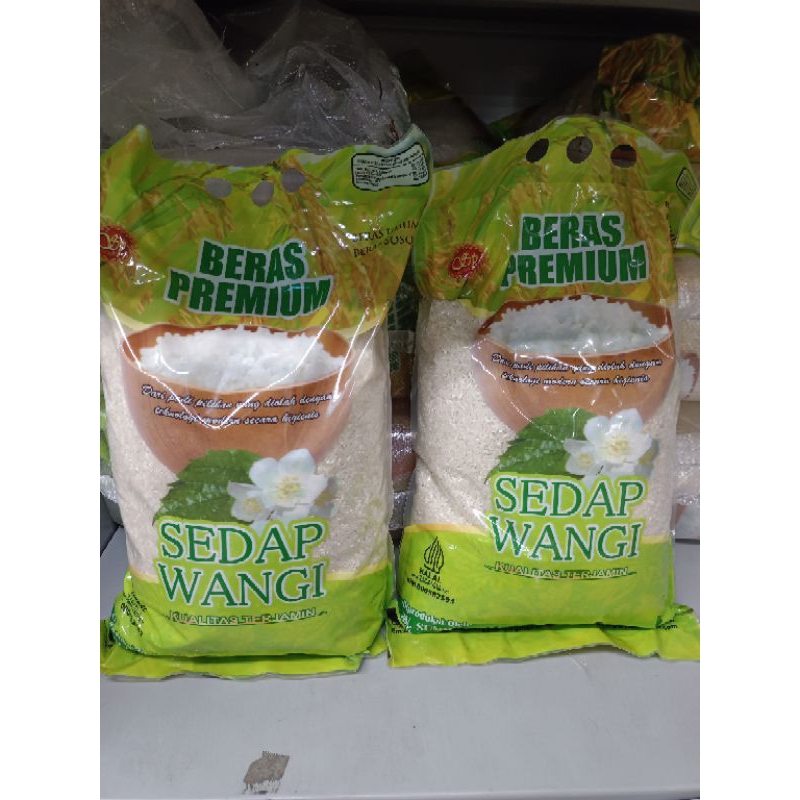 Jual Beras sedap wangi 5kg enak, pulen HANYA BISA INSTAN! | Shopee ...