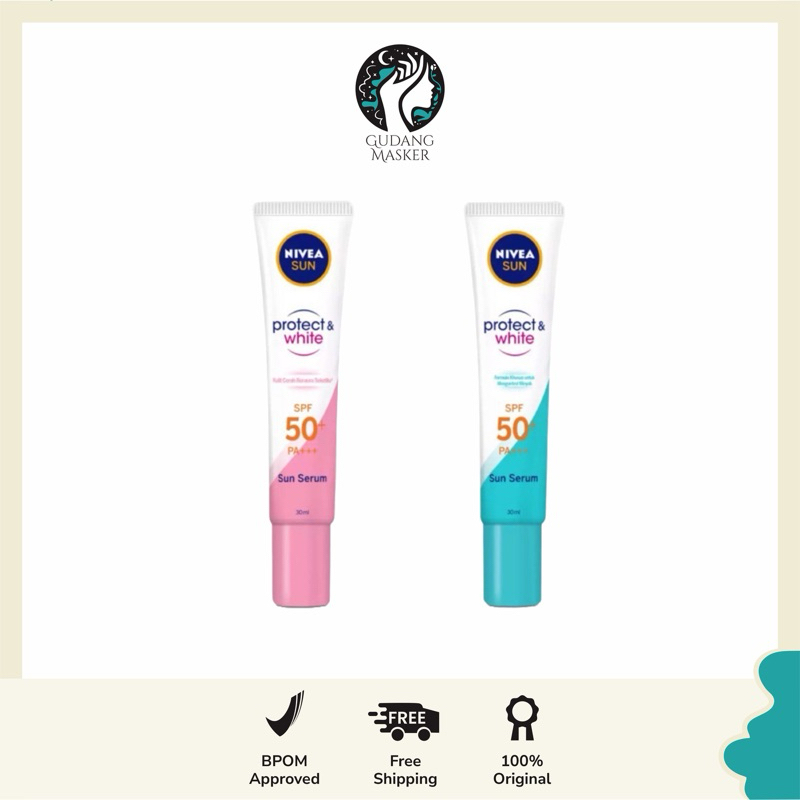 Jual Nivea Sun Protect & White Oil Control Serum SPF 50+/PA ...