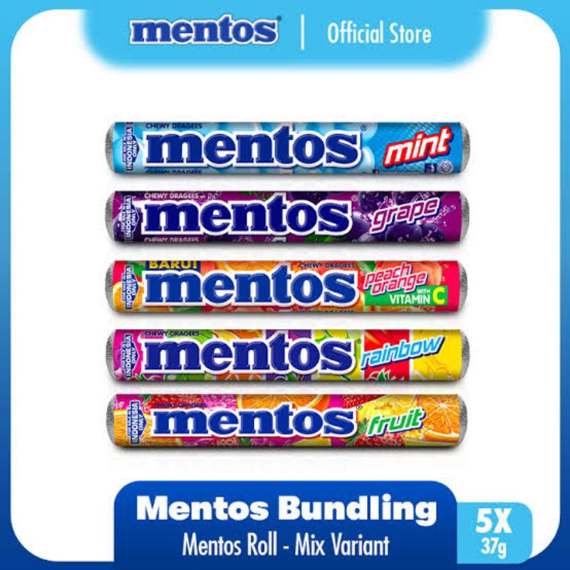 Jual mentos roll | Shopee Indonesia
