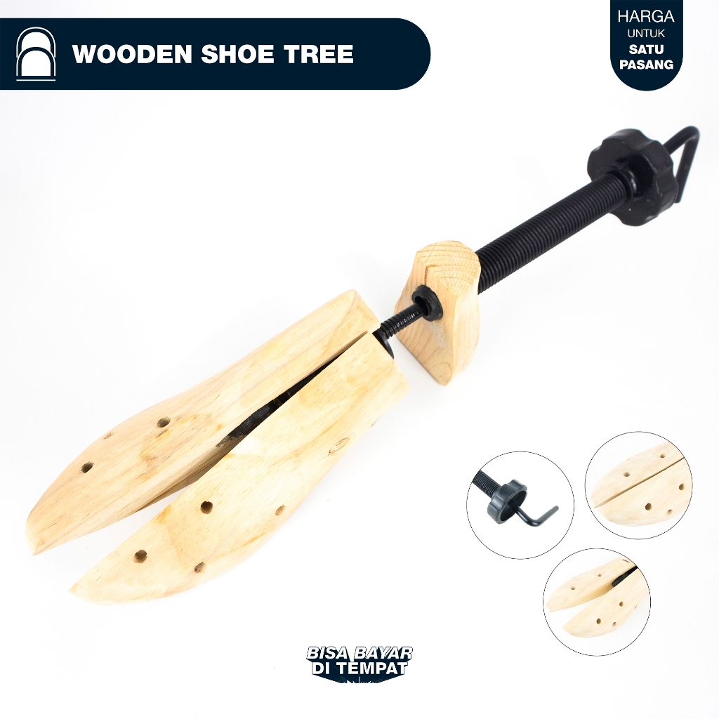 Jual [BAYAR DI TEMPAT] 1 Pasang Shoe Tree Stretcher Cedar Wood Kayu ...