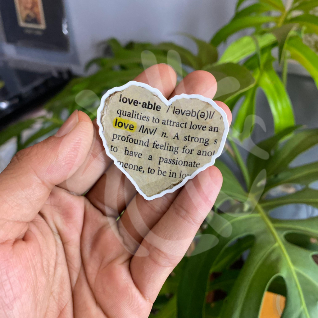 Jual sticker love / aesthetic sticker / sticker tumblr / aesthetic ...