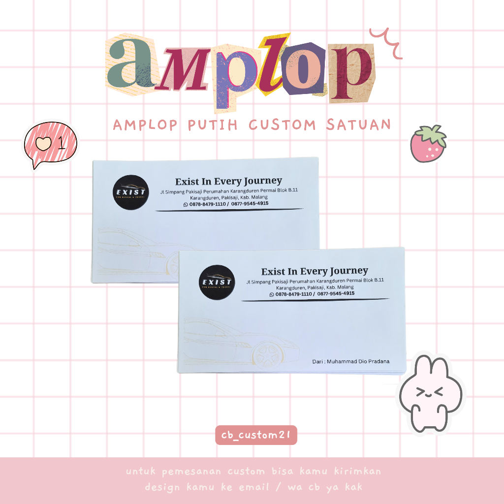 Jual Amplop Custom | Shopee Indonesia