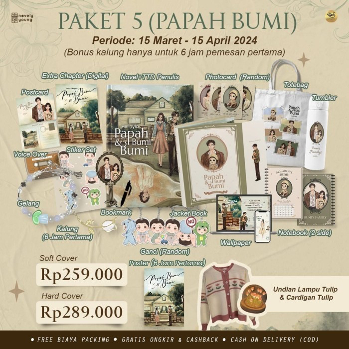 Jual Novel Papah Bumi dan Bumi By Hellnyla - Black Swan Books | Shopee ...