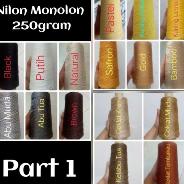 Jual Bersiaplah untuk Sensasi Belanja Terbesar Nilon Monolon 25gram Var ...