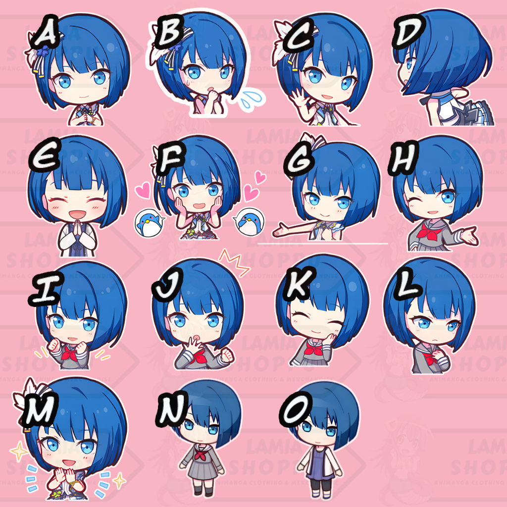 Jual Sticker Project Sekai Haruka Chibi | Stiker Vinyl Kiritani Haruka ...
