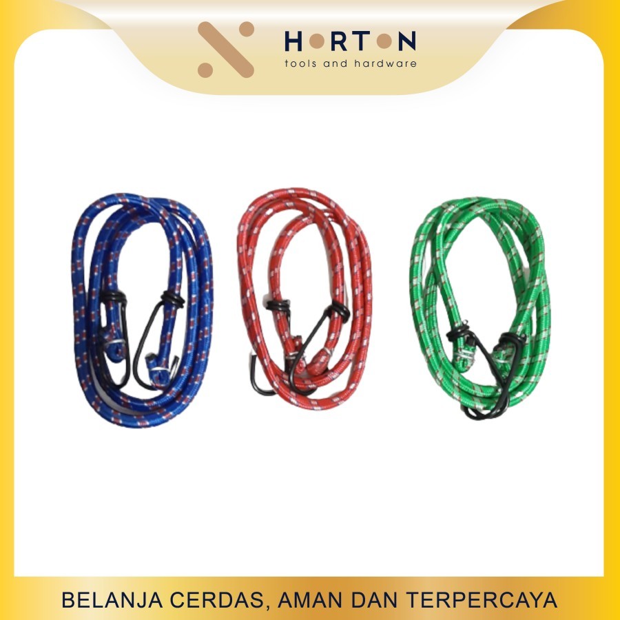 Jual 200 CM Tali Bagasi Motor Panjang 2 Meter / Tali Karet Pengikat ...