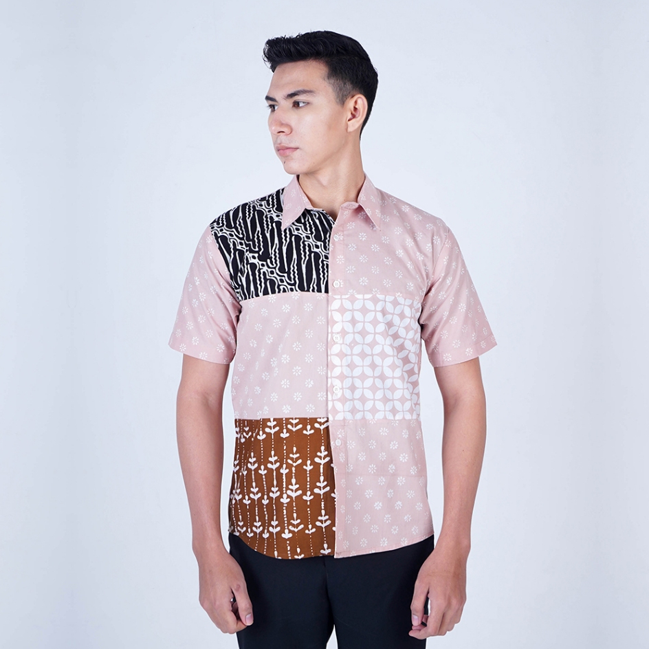 Jual Batik ENOM - Kemeja Soga - Kemeja Batik Modern Pria | Shopee Indonesia