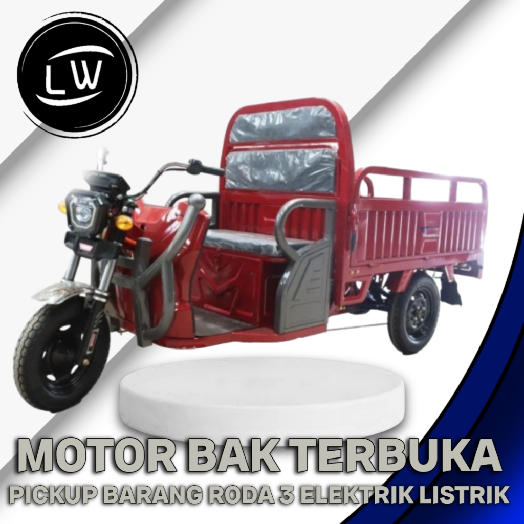 Jual MOTOR BAK TERBUKA / PICK UP BARANG RODA 3 ELEKTRIK LISTRIK ...