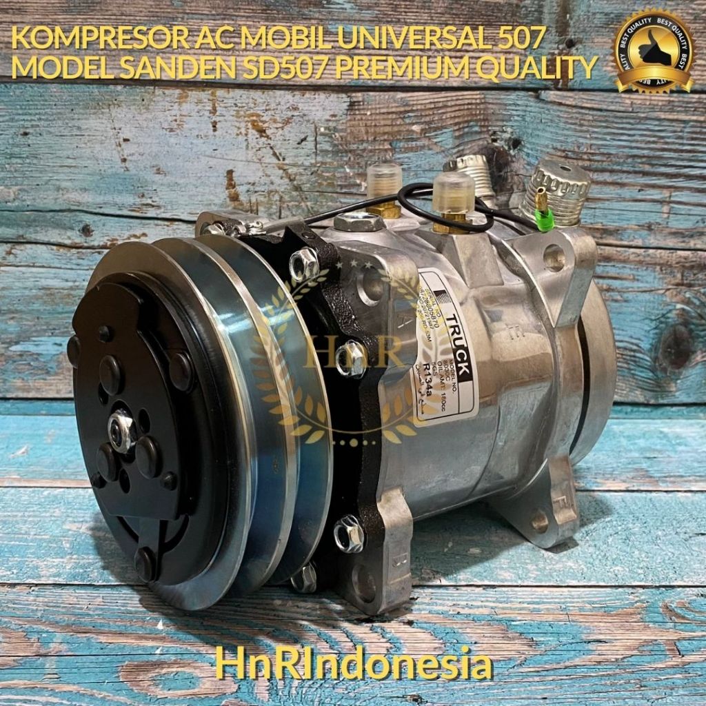 Jual Kompresor AC Mobil Universal 507 Model Sanden SD507 COMPRESSOR ...