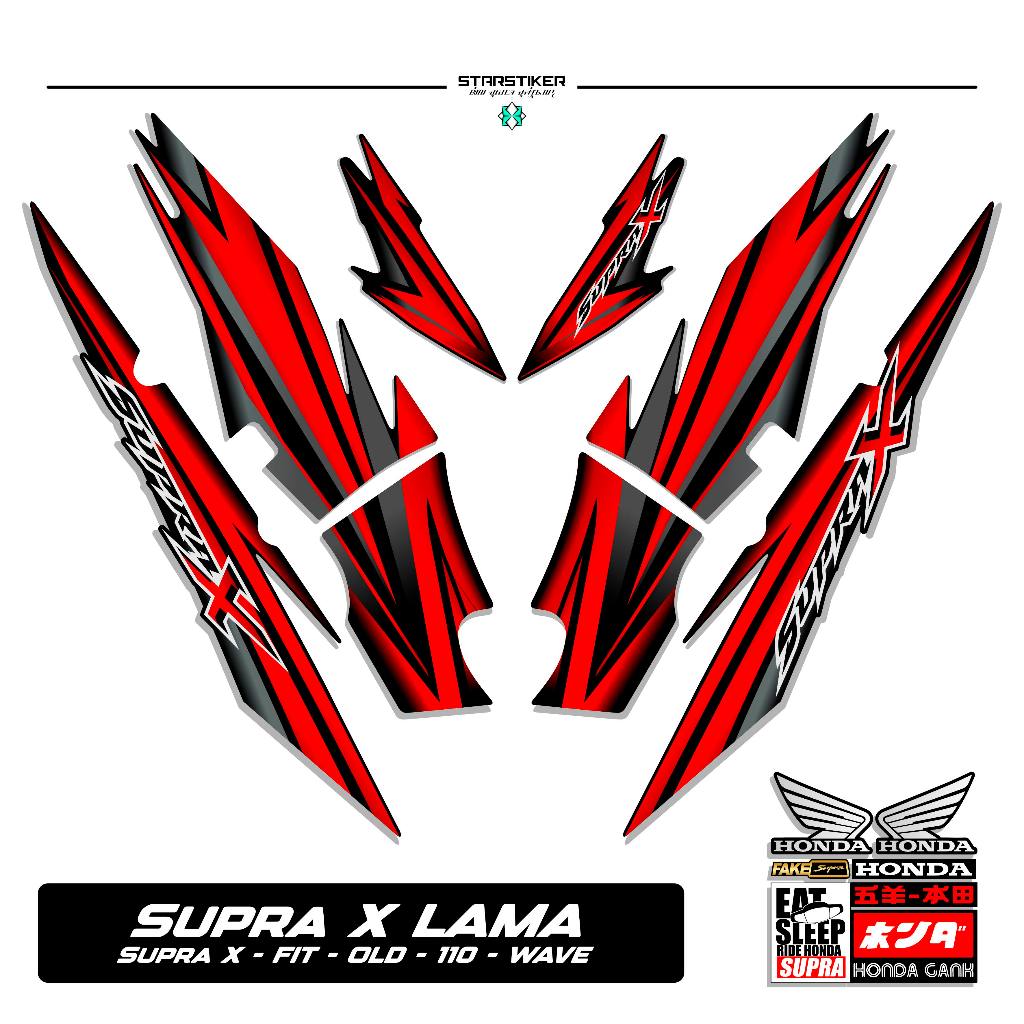 Jual STRIPING SUPRA X LAMA [H1] / OLD / STIKER SUPRA X / STICKER SUPRA ...