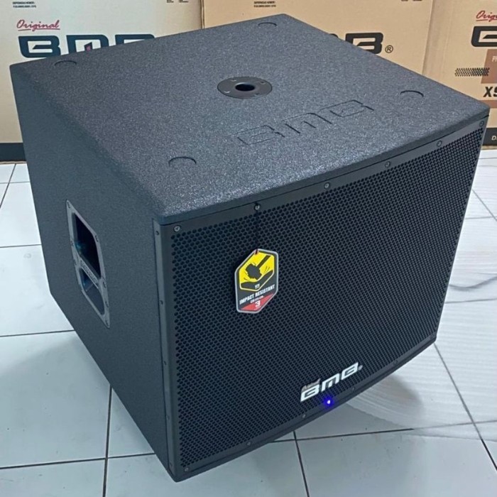 Jual SUBWOOFER BMB XSW 818A / XSW818A ORIGINAL BMB 18 INCH 750 WATT ...