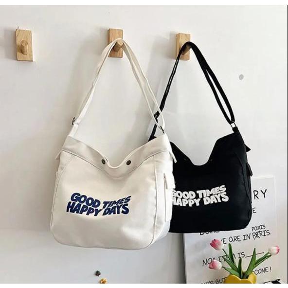 Jual Tokochi Shoulders Bag Kanvas, Tas Selempang Pria dan Wanita, Tas ...