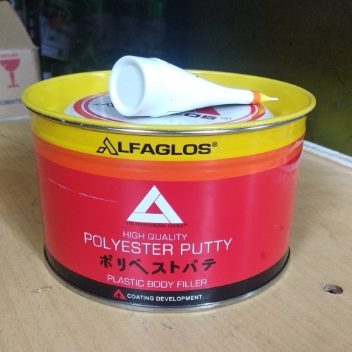 Jual DEMPUL ALFAGLOS POLYESTER PUTTY KEMASAN 1KG | Shopee Indonesia