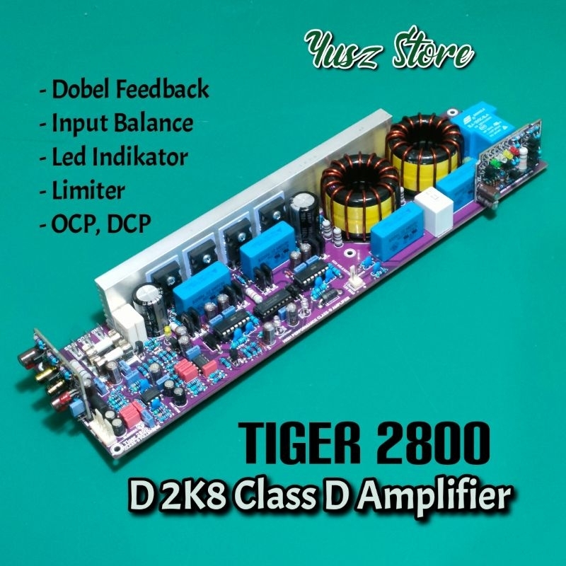 Jual Kit Class D Tiger 2800 D2K8 Fullbridge Power Amplifier 2800w | Shopee Indonesia
