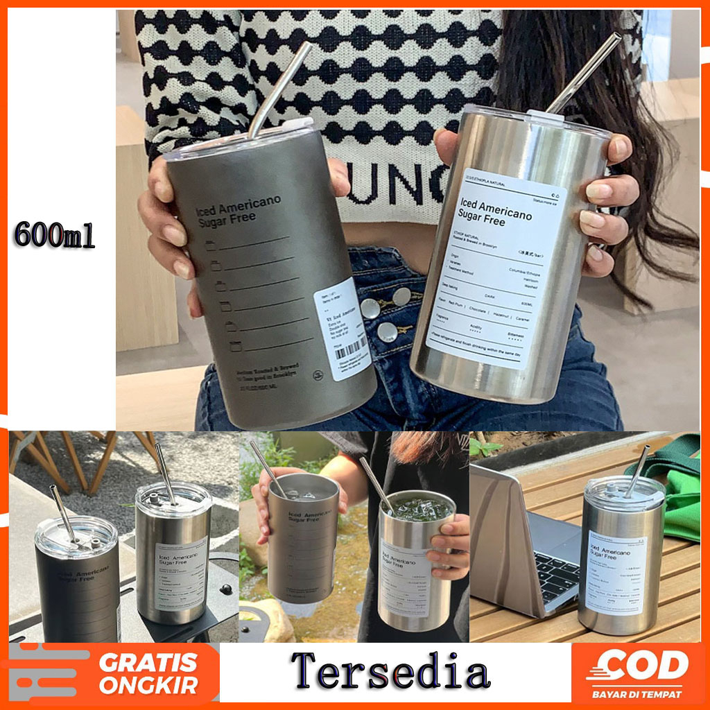 Jual TERMOS KOPI MUG KOPI PORTABLE TERMOS KOPI CUP PANAS DINGIN BAHAN ...