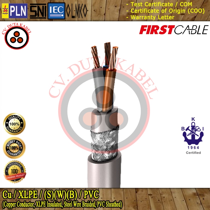 Jual Marine Cable - M2XQY 16x2,5 mm2 (Cu/XLPE/SWB/PVC) Grey / 16x2.5 ...