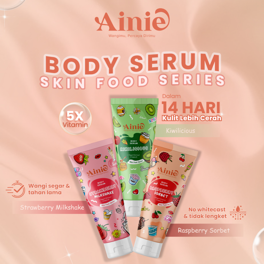 Jual Ainie Body Serum Skinfood Series 200 Ml | Shopee Indonesia