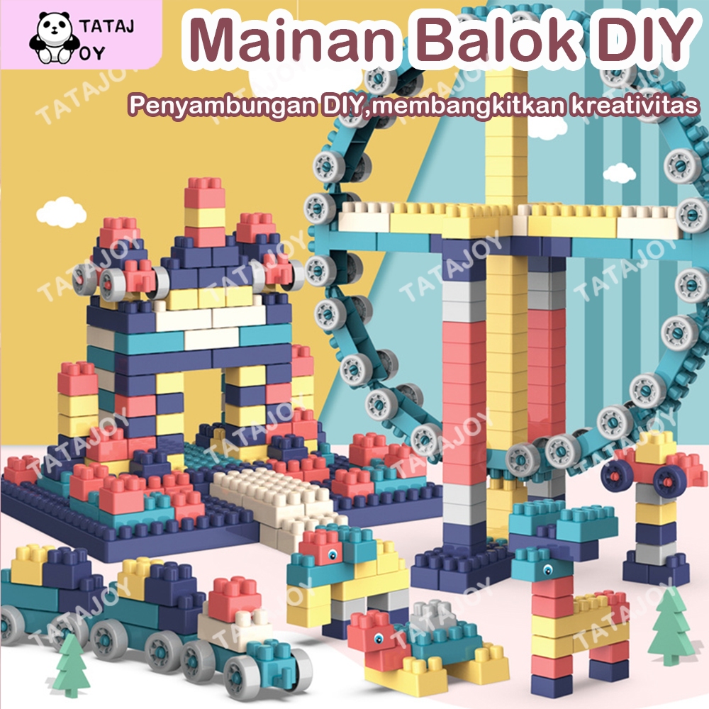 Jual Tatajoy Mainan Balok Susun Mainan Brick Balok Susun Anak DIY ...