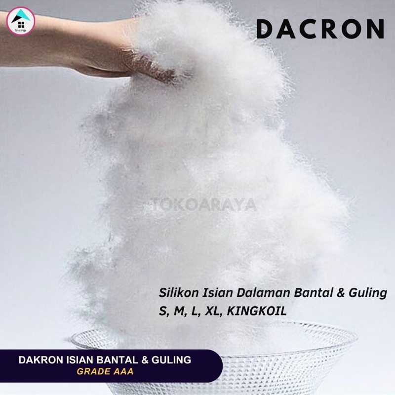 Jual DAKRON DACRON ISIAN BANTAL DAN GULING [ DAKRON GRADE A ] eceran ...