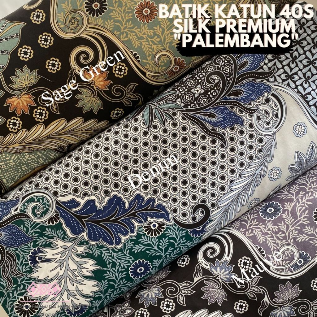 Jual Kain Batik Katun SUTRA 40's Premium Foil SUPER LEMBUT Kode MOTIF ...