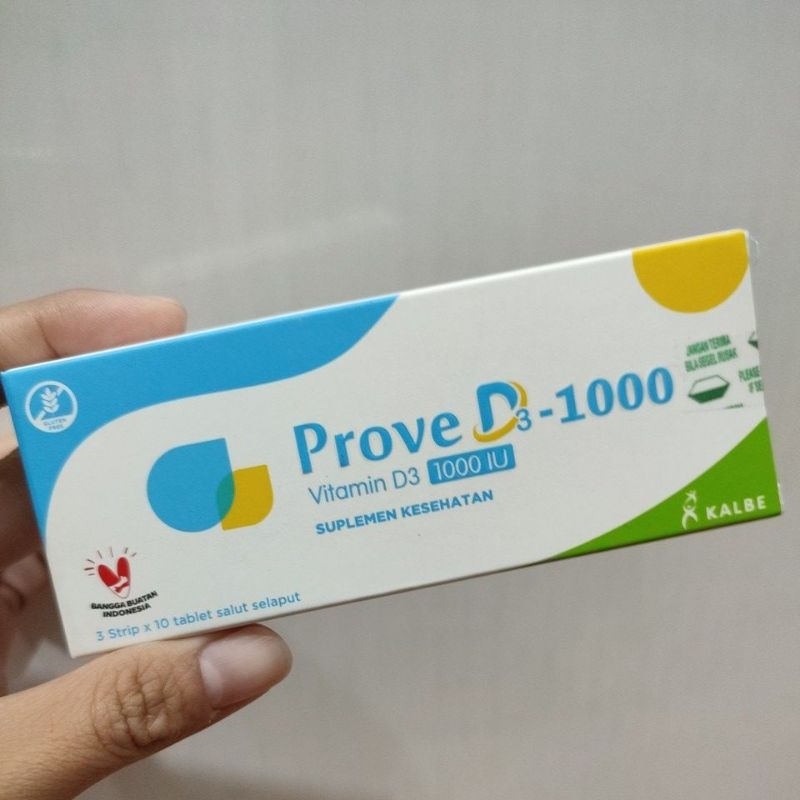 Jual PROVE D3 tablet 1000iu DROP 400iu anak dewasa | Shopee Indonesia