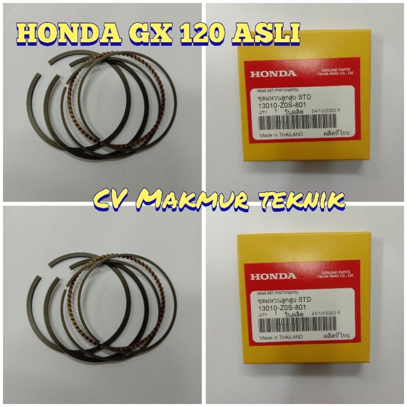 Jual Piston ring set std Honda GX 120 tebal original | Shopee Indonesia