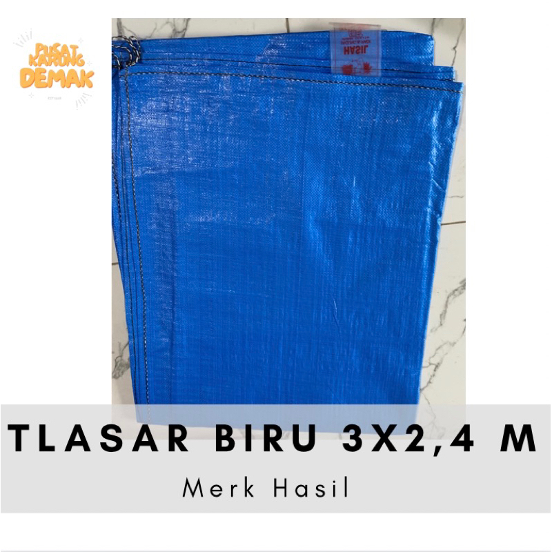 Jual PLASTIK TLASAR 3 METER X 2,4 METER CAP MERK HASIL TEBAL AWET ALAS ...