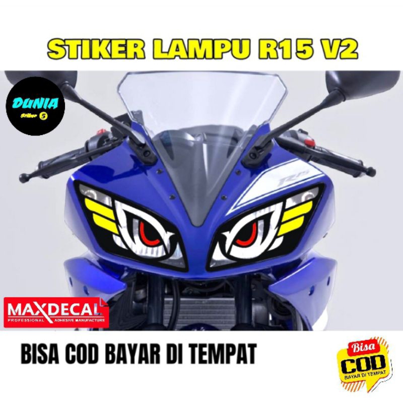 Jual Stiker variasi lampu yamaha R15 V2 | Shopee Indonesia