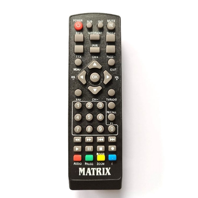 Jual REMOT REMOTE STB MATRIX APPLE KUNING MATRIX BURGER Garuda BIRU SET ...