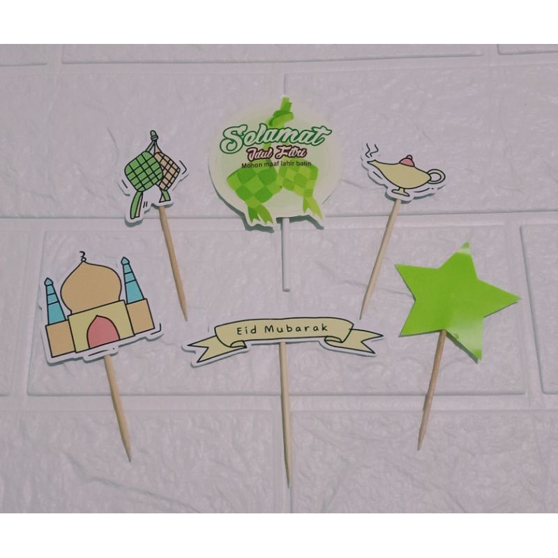Jual TOPPER KUE ULTAH / TOPPER LEBARAN / TOPPER RAMADHAN / KUE LEBARAN ...