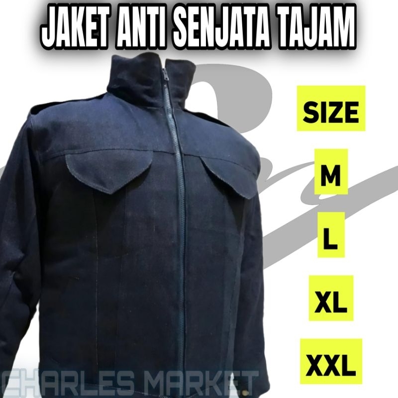 Jual JAKET ANTI SENJATA TAJAM HITAM - JAKET SAJAM HITAM | Shopee Indonesia