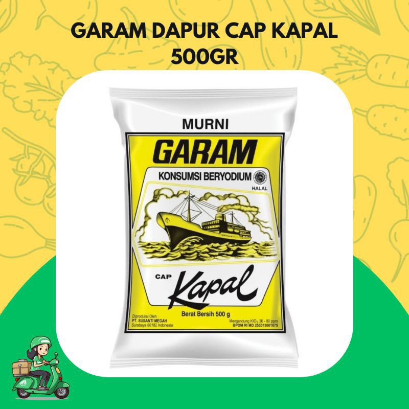 Jual Garam Cap Kapal Asli (500gram) | Shopee Indonesia