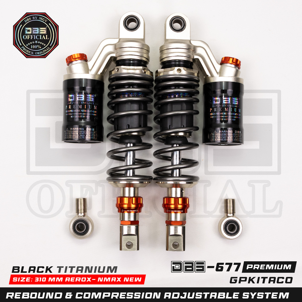 Jual DBS 677 Gp Kitaco Shock Belakang NouvoZ Aerox155 NmaxNew NmaxOld ...