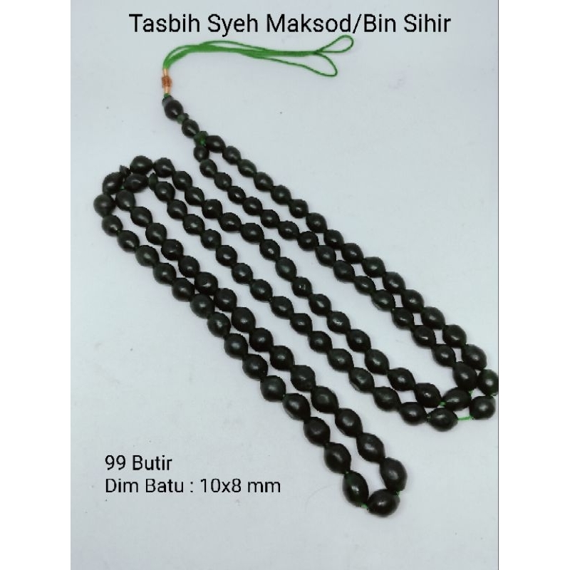 Jual Tasbih Syeh Maksod/Bin Sihir Hijau Tua Butiran Besar | Shopee ...