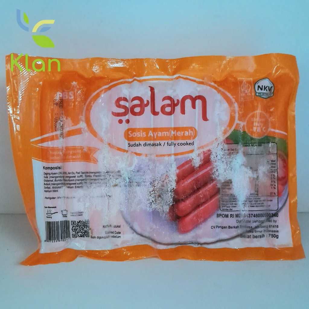 Jual SALAM SOSIS AYAM (MERAH) 750 GR ISI 32 PCS | Shopee Indonesia