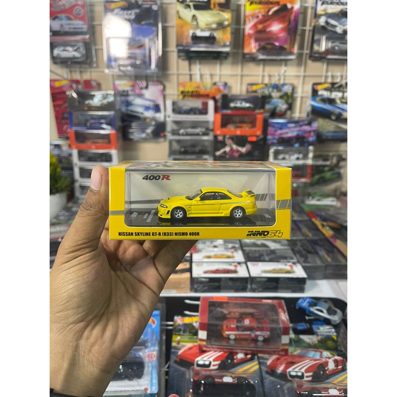 Jual INNO64 Nismo Nissan Skyline GT-R (R33) Nismo 400R - Lighting Yellow | Shopee Indonesia